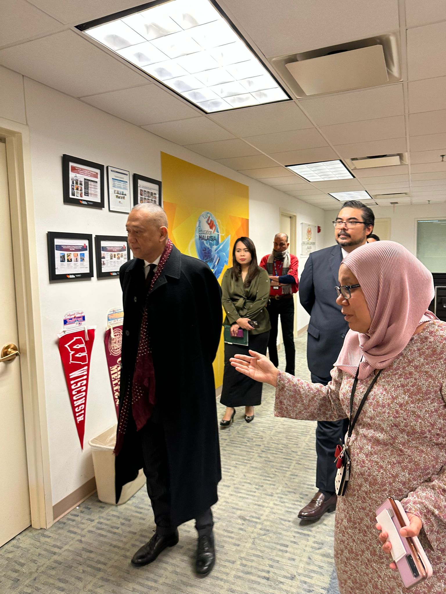 Ambassador Dato’ Seri Nazri official first day at the Embassy of ...